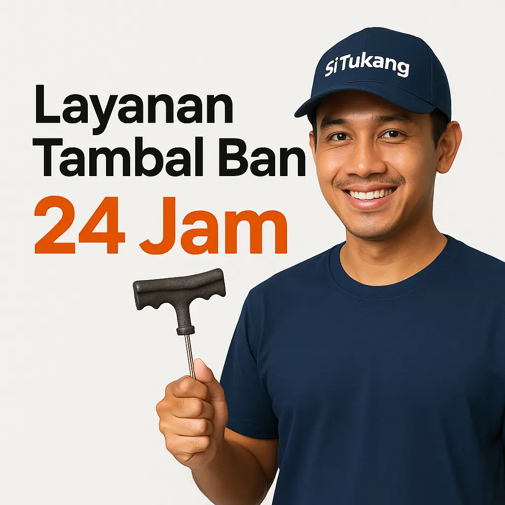 Tambal Ban Terdekat, Online, 24 Jam - SiTukang